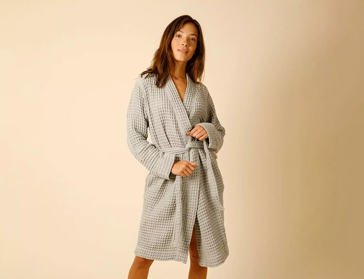 Embrace the Cozy Comfort of a Waffle Knit Robe - Nest Bedding – Nest ...